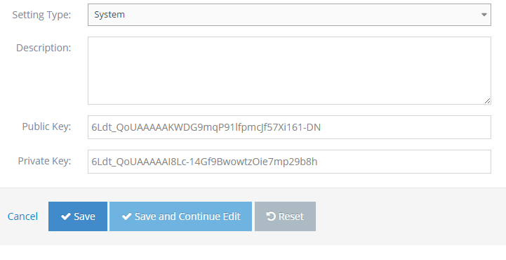 WebEd Cloud User Guide - Google reCaptcha Validation WebEd Cloud User Guide - Google reCaptcha Validation